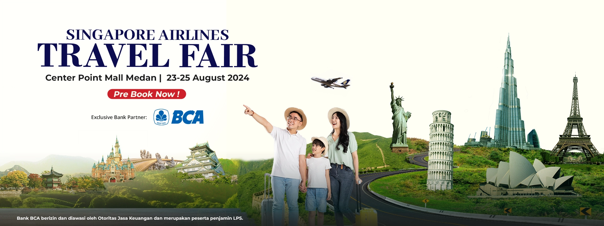 BCA Singapore Airlines Travel Fair August 2024 | Angkasatour